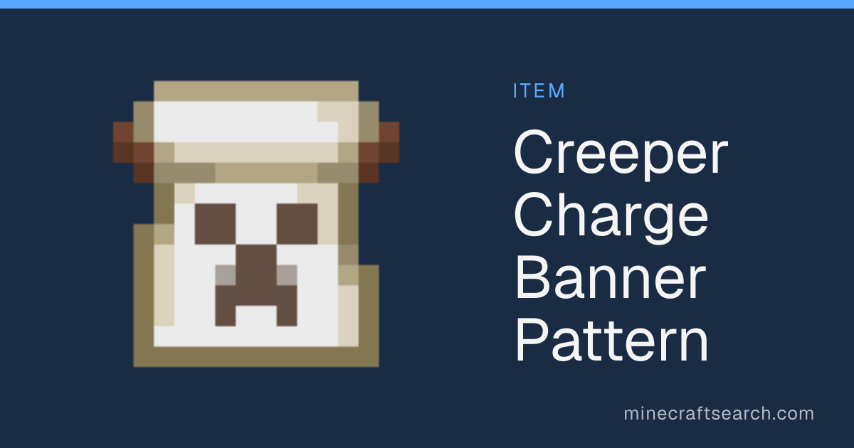 Estampado de creeper en Minecraft: botín, receta y usos