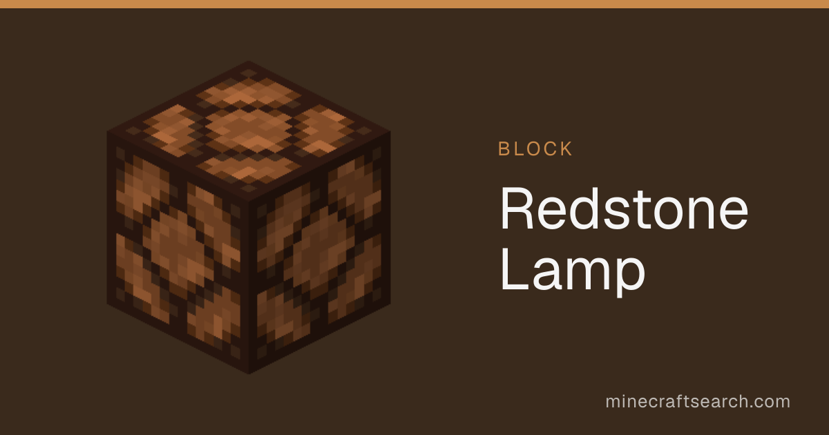Redstonelampe i Minecraft: redstone-bruk & oppskrift