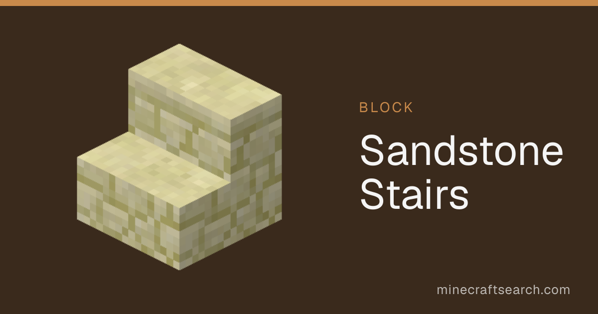 Escadas de Arenito em Minecraft: receita e ideias de build