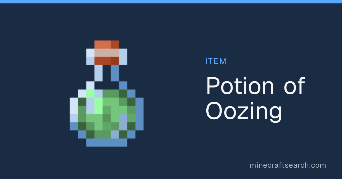 Poção Pegajosa poção em Minecraft: efeitos e fabricação